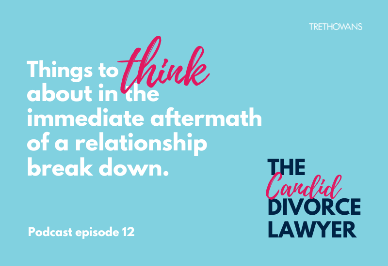 Things to think about in the immediate aftermath of a relationship ...