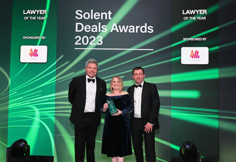 Trethowans sees a trio of wins at Solent Deals Awards 2023 - Trethowans